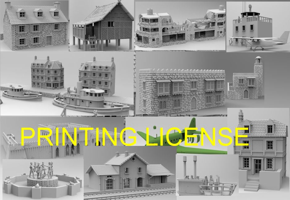 Printing Licenses – 3dprintterrain